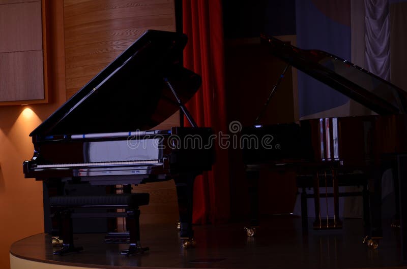Two pianos stock photo. Image of close, musician, fresh - 112410676