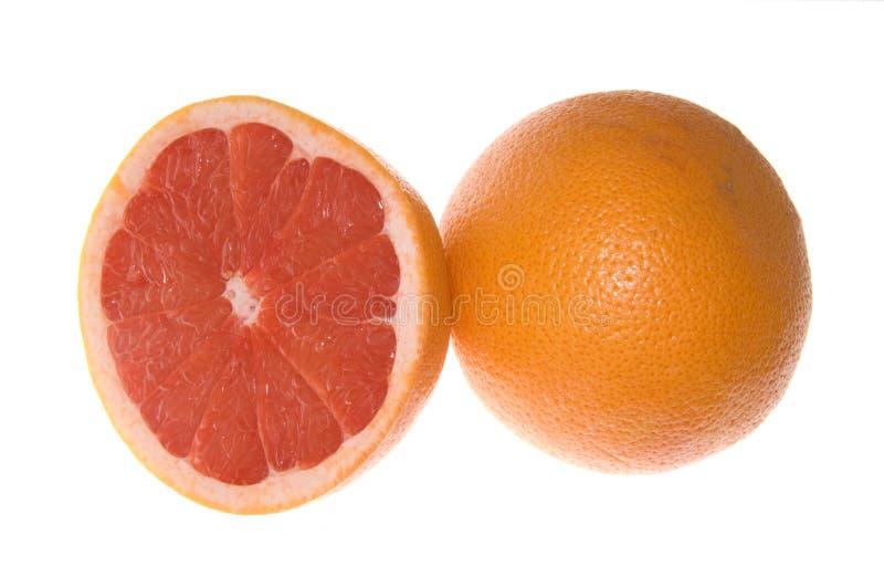 Two grapefruits stock photo. Image of close, ripe, sour - 12404548