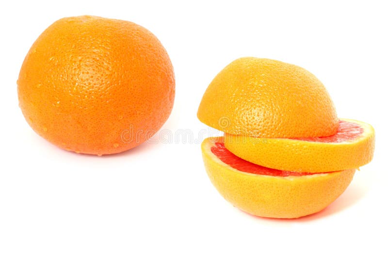 Two grapefruits stock photo. Image of ripe, healthy, grapefruit - 12962346