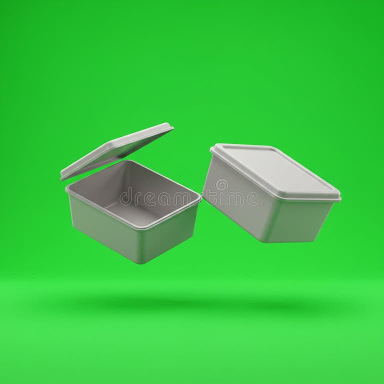 Rectangular Plastic Containers Stock Illustrations – 357 Rectangular ...