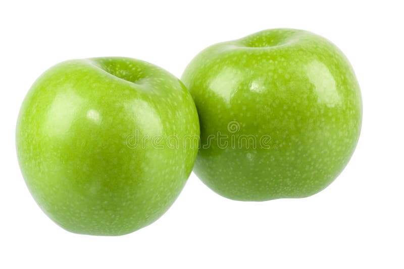 Two green apple stock photo. Image of apple, natural - 18707592