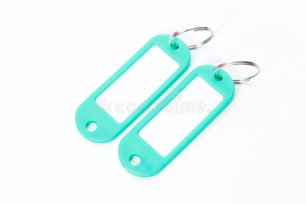 Two Green key fob. stock image. Image of chain, keyring - 132948799