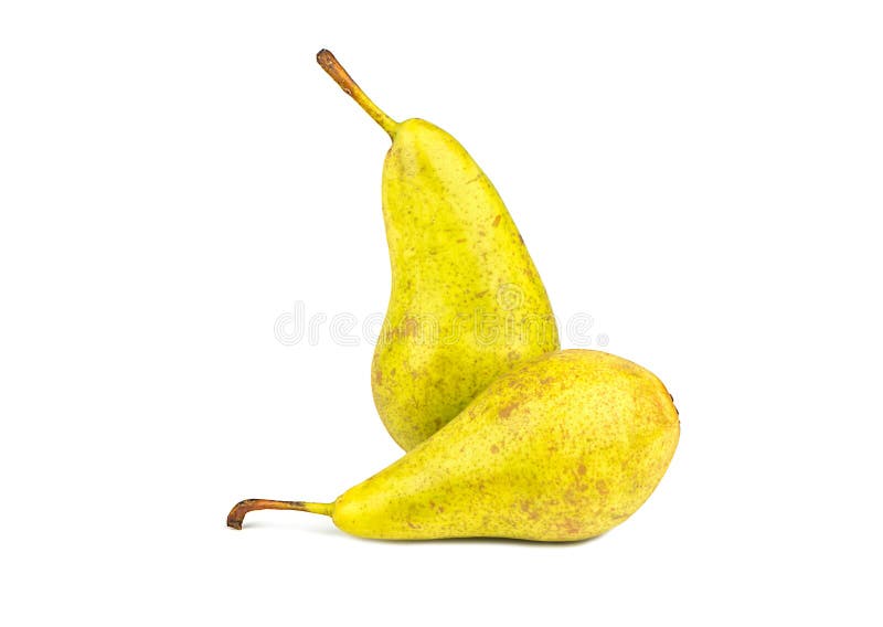 Two green pears stock image. Image of juicy, healthy - 67682235
