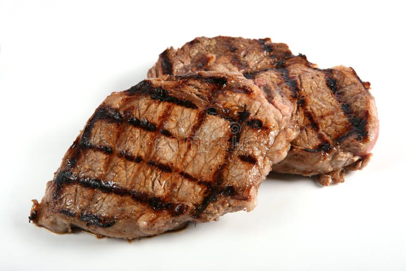 Two grilled ribeye steaks stock image. Image of food, cooking - 6779635