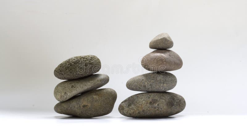 Two Group Balance Pebble stock image. Image of pebble - 7685551
