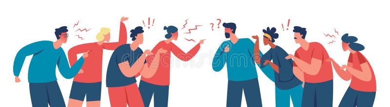 Colleagues Disagreement Stock Illustrations – 223 Colleagues ...
