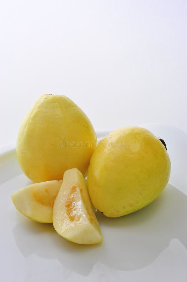 Two Guava Fruits and Slices Stock Photo - Image of cuts, fresh: 16522920