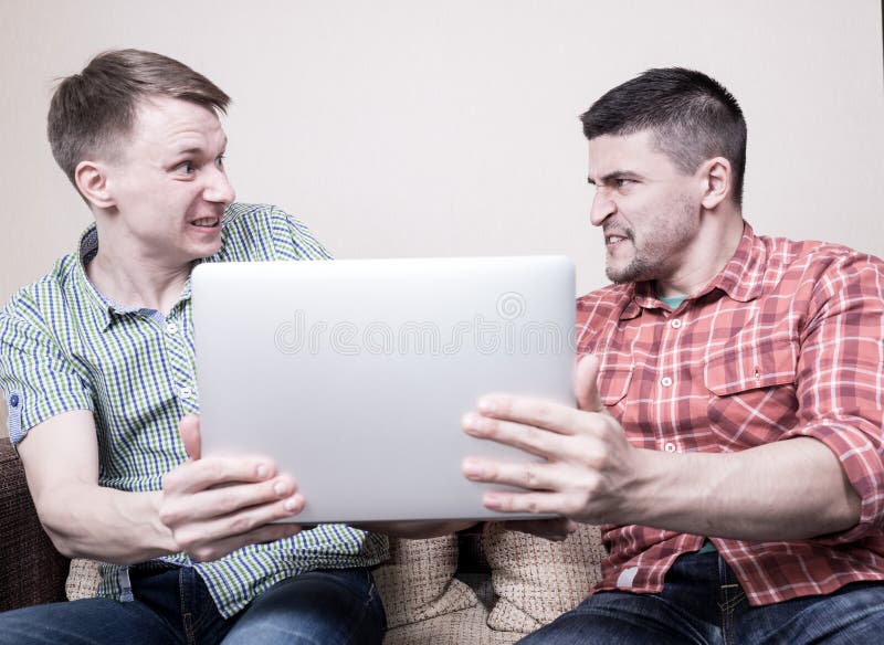 Two guys conflict stock photo. Image of busy, modern - 70955866