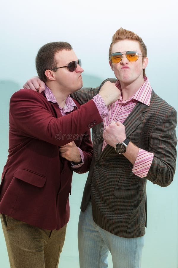 Two guys stock image. Image of eyeglasses, businessman - 97414517