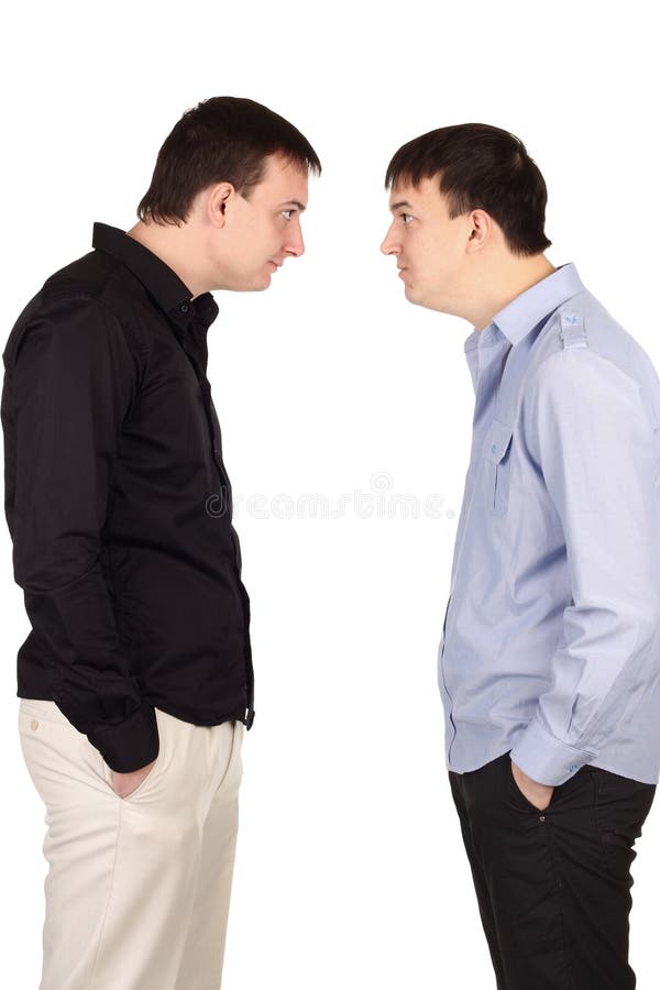 354 Two Guys Looking Each Other Stock Photos - Free & Royalty-Free ...