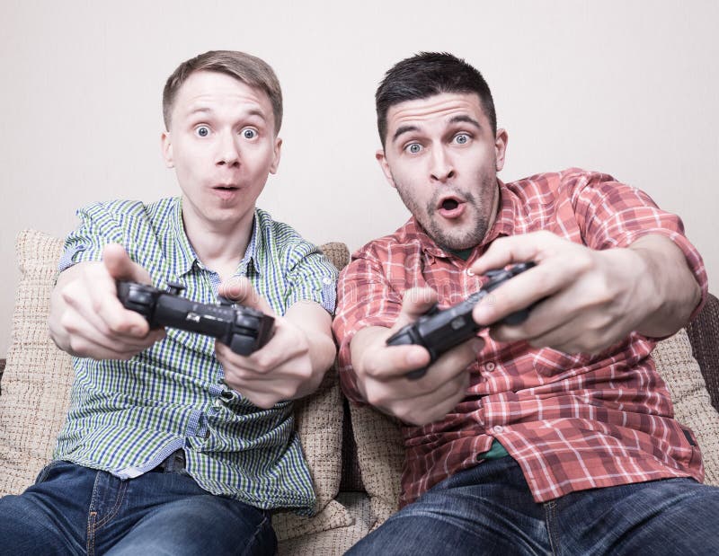 Two guys playing stock photo. Image of competition, line - 71506436