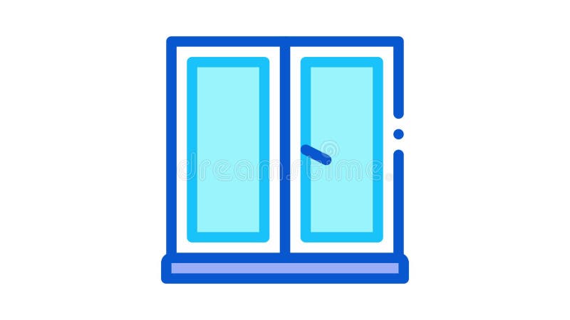 Soundproof Window Icon Animation Stock Video - Video of windows, floor ...