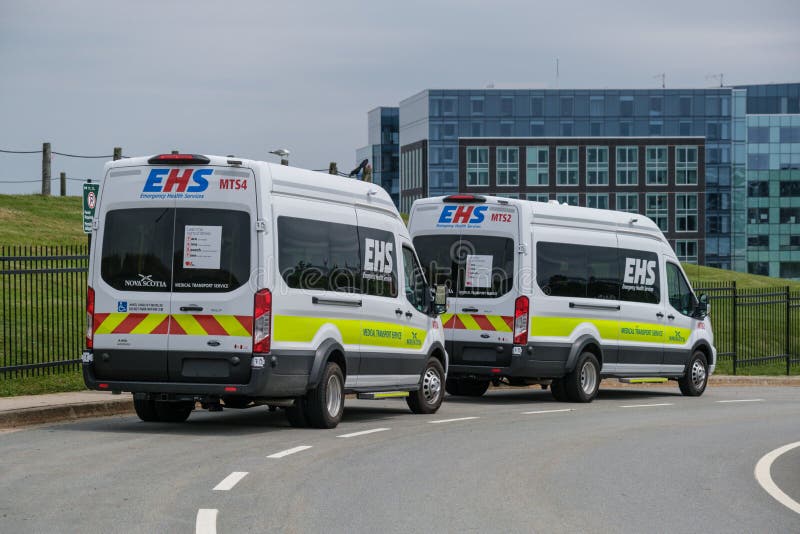 Two Halifax EHS Ambulances editorial image. Image of emergency - 227761020
