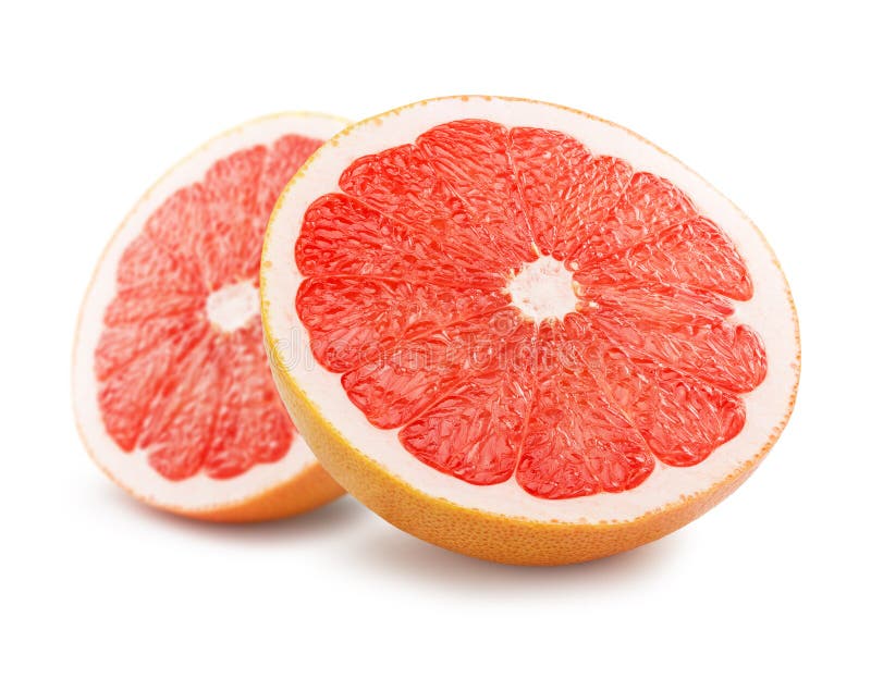 Grapefruit Isolated on a White Background Stock Image - Image of sweet ...
