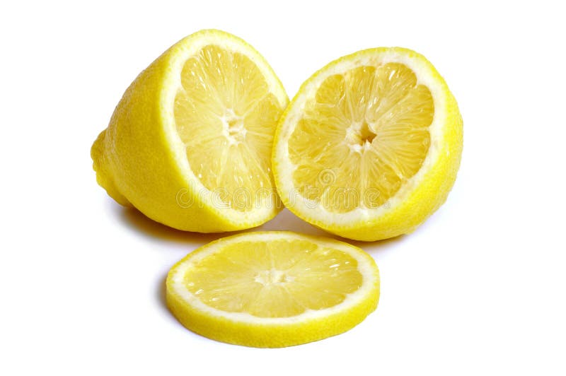 Two halves of lemon stock photo. Image of fruit, natural - 34857400