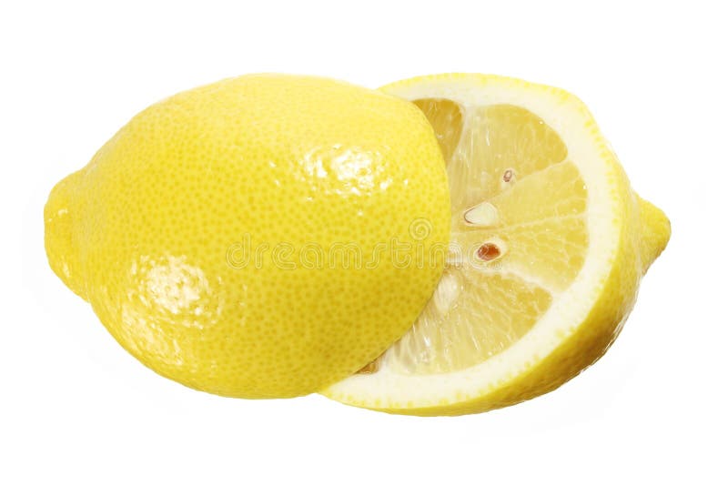 Two Halves of Lemon stock image. Image of sour, slices - 31317241