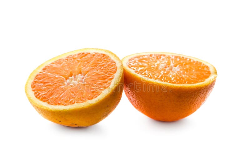 Two halves of orange stock image. Image of texture, pulp - 52838889