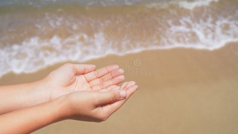 Two Hand Empty for Concept in Give and Help Stock Photo - Image of ...