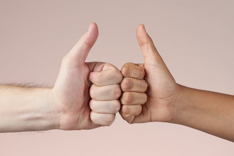 Two hands show thumb up stock image. Image of concepts - 118531759