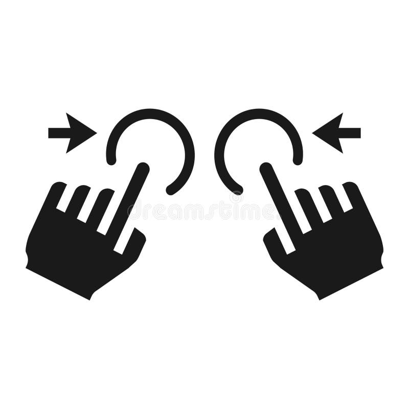 Touch Gestures Line Icon Set, Hand and Finger Sign Stock Vector ... Touch Gestures Line Icon Set, Hand and Finger Sign Stock Vector ...