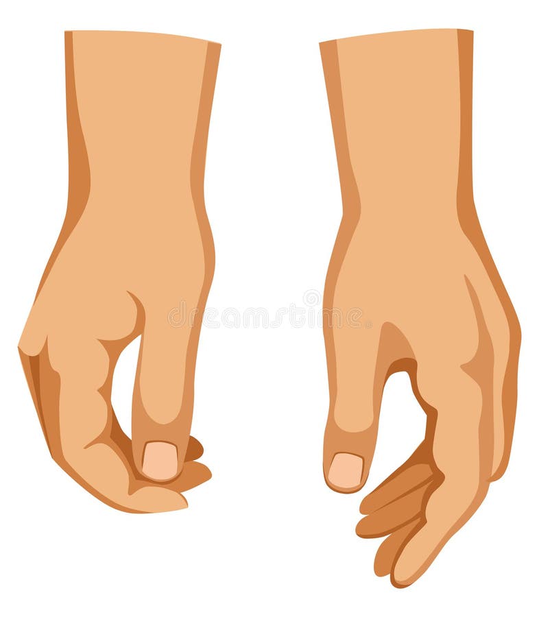 Two hands stock vector. Illustration of gesture, gesturing - 17359841