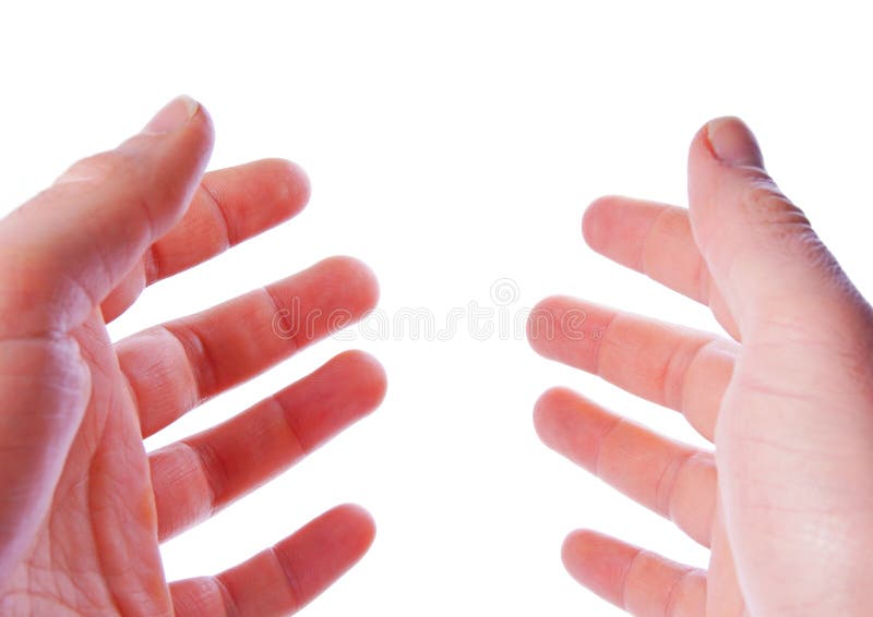 Two Hands stock photo. Image of body, skin, male, empty - 22790636