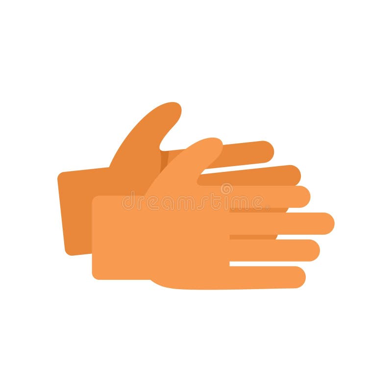 Two Hands Clapping Showing Approval and Support Stock Vector ...