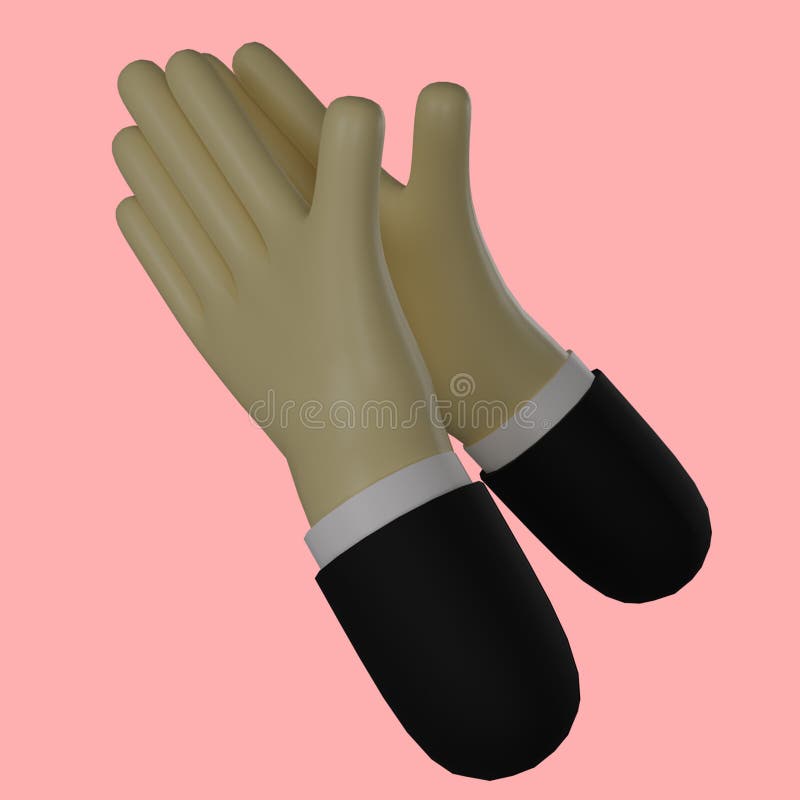 Clapping 3d Stock Illustrations – 380 Clapping 3d Stock Illustrations ...