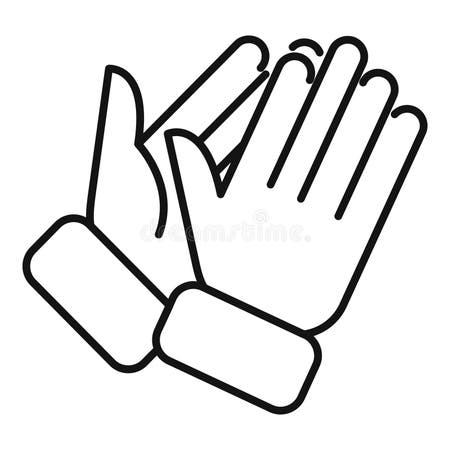 Two Hands Clapping Showing Appreciation Stock Vector - Illustration of ...