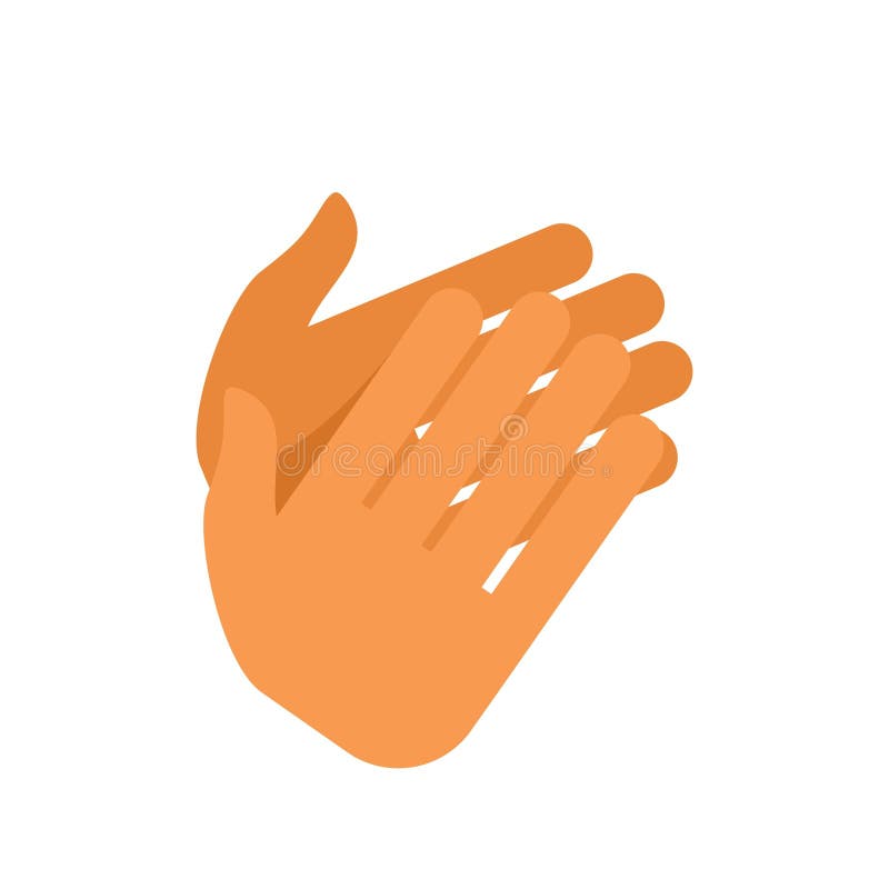 Two Hands Clapping Showing Applause Stock Image - Image of volunteer ...