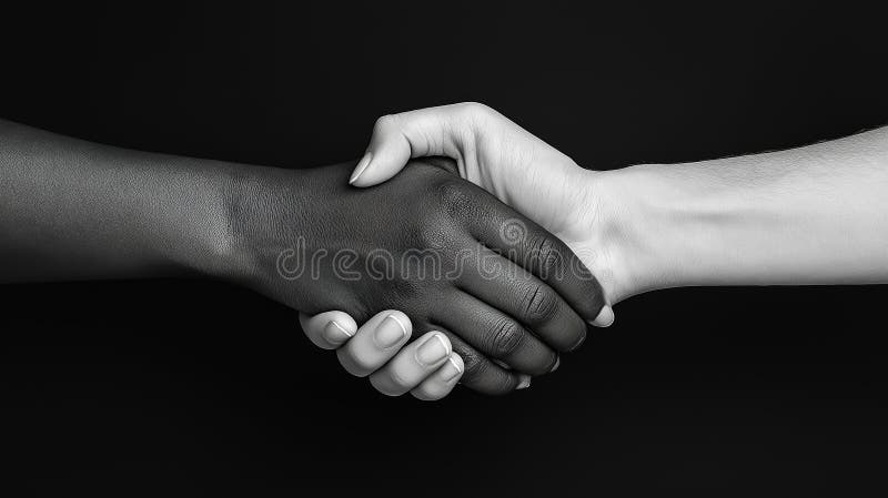 Two Hands Clasp Each Other in a Gesture of Unity and Support Stock ...
