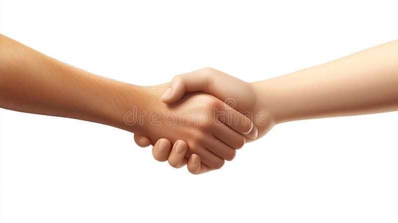 Two Hands Clasped in a Handshake Symbolizing Trust Collaboration ...