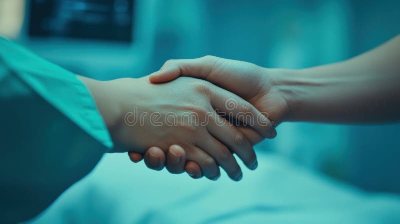 Two Hands Clasped in a Supportive Gesture, Symbolizing Trust and ...