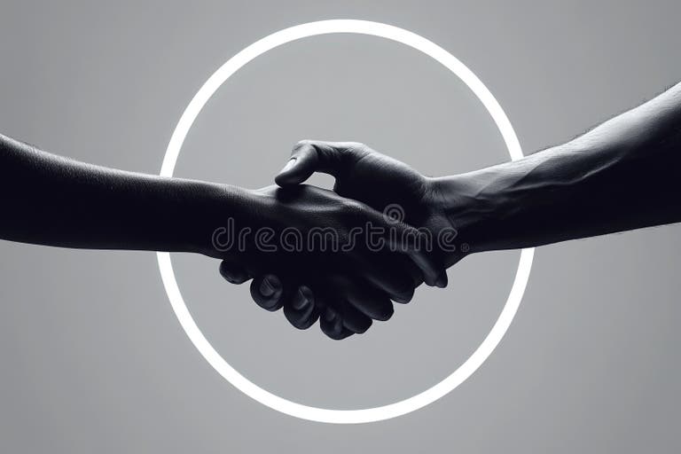 Two Hands Clasped in Unity a Powerful Symbol of Hope and Connection ...