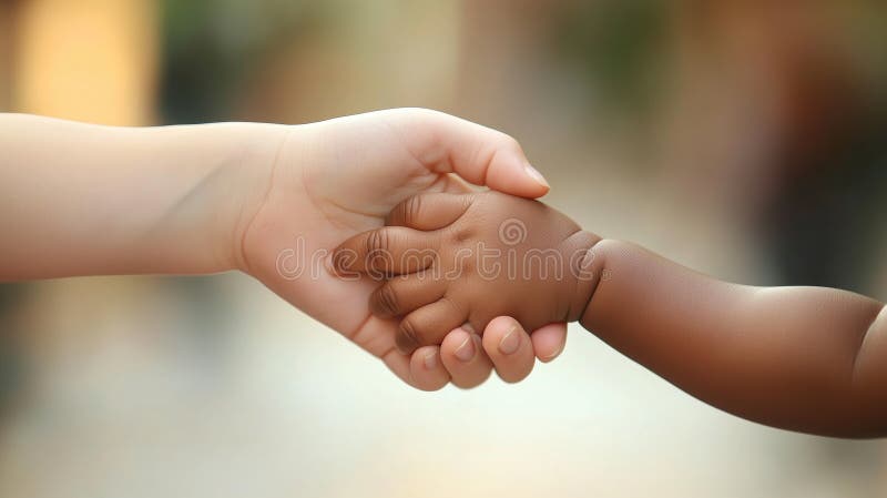 Two Hands Clasping Together in Unity, Symbolizing Friendship and ...