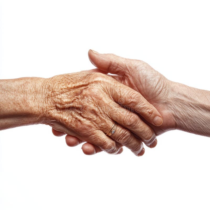 Hands of Generations Joining Together in Unity and Connection Stock ...