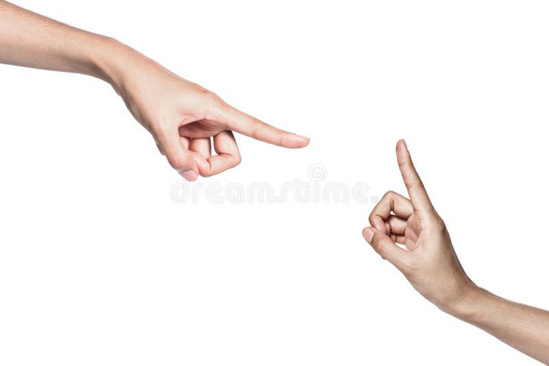 Two hands fighting concept stock image. Image of frustration - 25820701