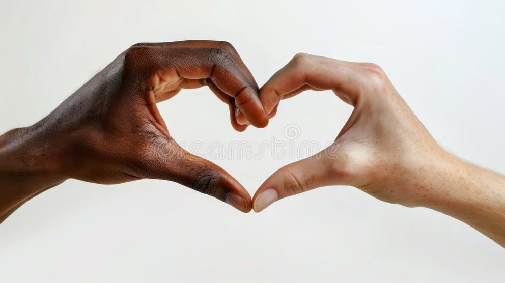 A Heart of Unity in Hands.AI Generated Image Stock Photo - Image of ...