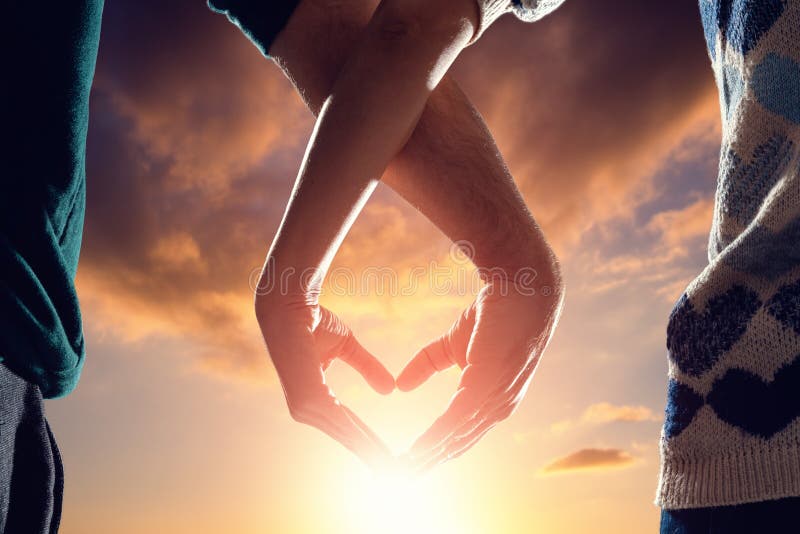 Red Heart Shape Covered Led Lights on Wooden and Bokeh Lights ...