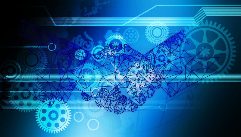 Handshake Poly Stock Illustrations – 367 Handshake Poly Stock ...