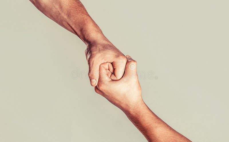 Two Hands, Helping Arm of a Friend, Teamwork. Rescue, Helping Gesture ...