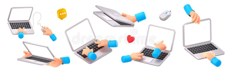 Person Typing Two Computer Stock Illustrations – 273 Person Typing Two ...