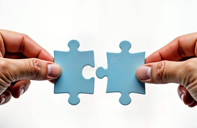 Teamwork Puzzle Collaboration Solution Success Partnership Stock ...