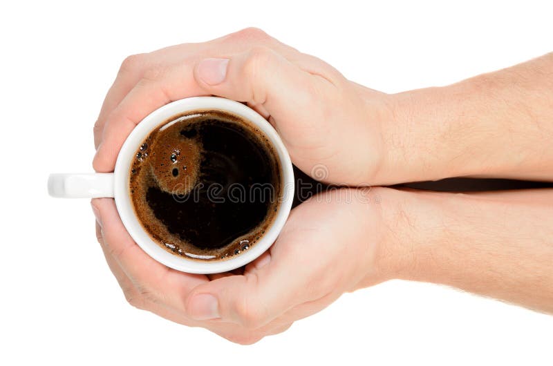Coffee in Hands stock image. Image of beverage, care - 10343555