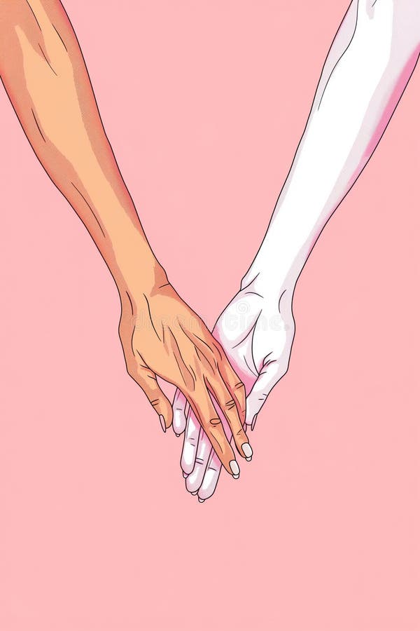 Two Hands Holding Each Other Stock Illustrations – 1,006 Two Hands ...