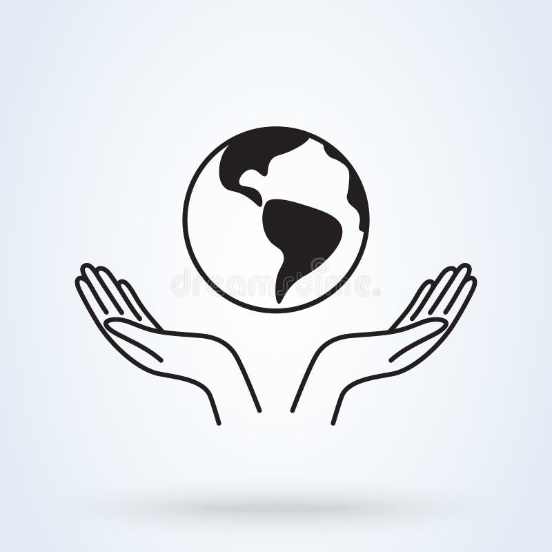 Two Hands Holding The World