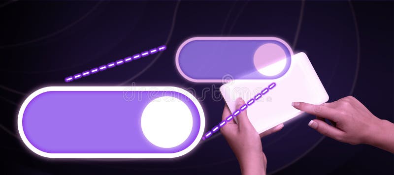 Two Hands Holding Mobile Phone and Press on Screen. Cellphone ...