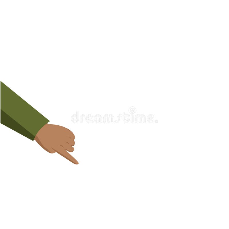 Two Hands Holding Object. Finger Pointing Up and Down. Handshake ...