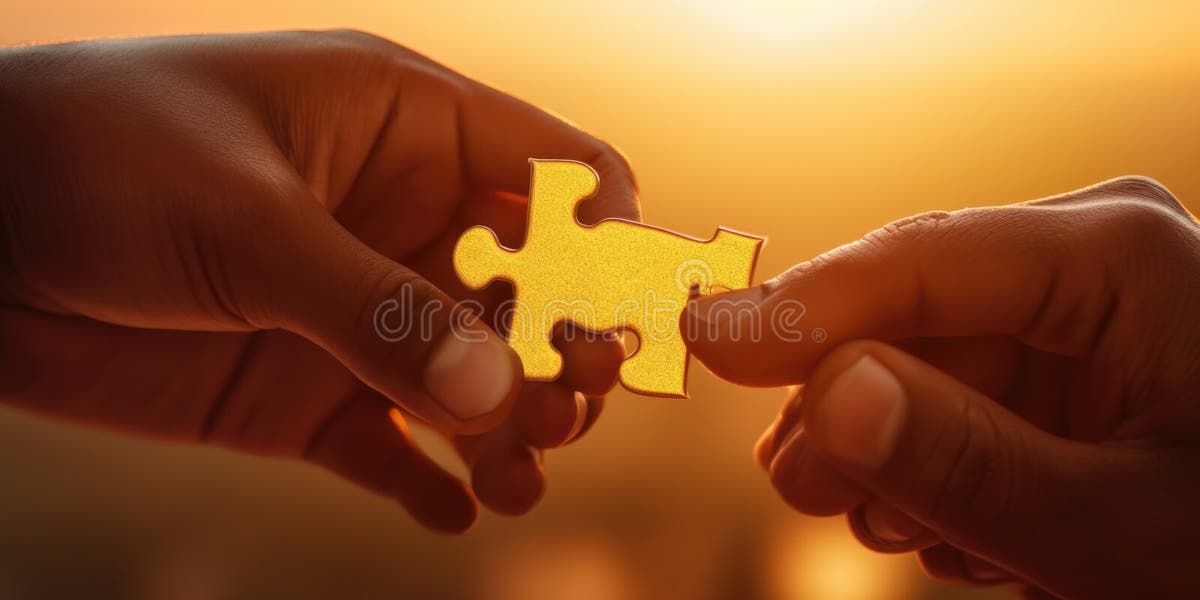 3,179 Teamwork Partnership Puzzle Piece Collaboration Stock Photos ...