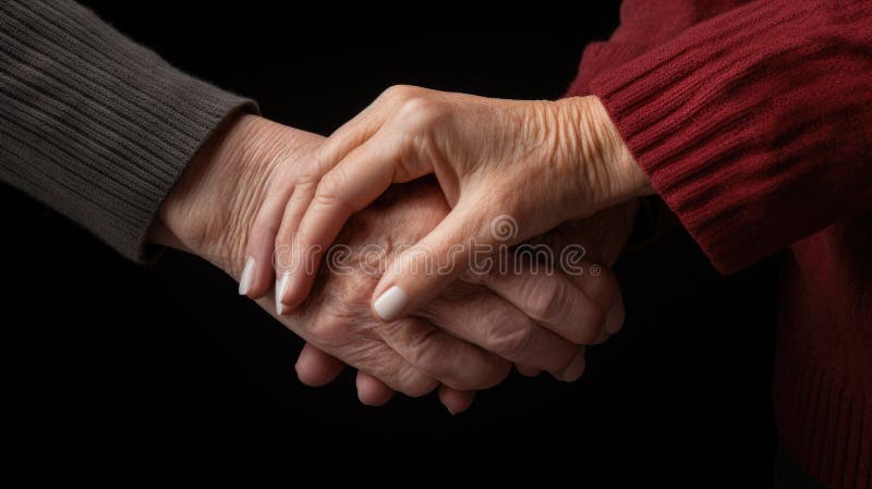 Two Hands Intimately Interlocked Ai Generated Stock Photos - Free ...